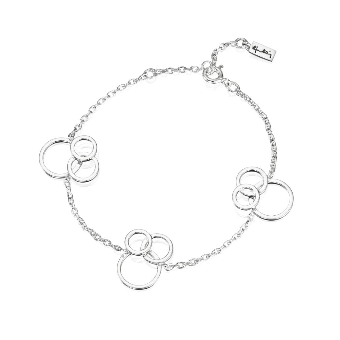 Efva Attling Bubbles bracelet, sterling silver