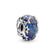 Pandora Moments Galaxy Blue & Star Murano Charm, Silver, 790015C00