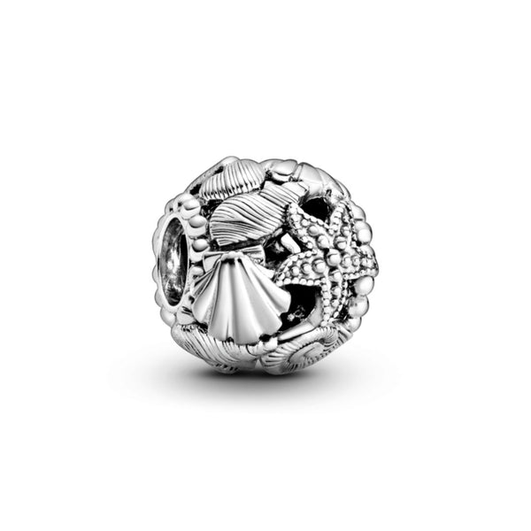 Pandora Moments Openwork Starfish, Shells & Hearts hela, hopea, 798950