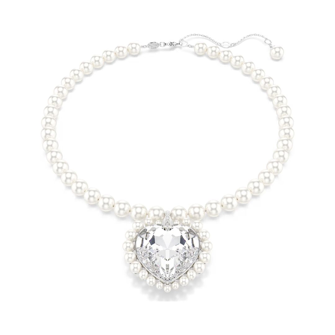 Swarovski x Ariana Grande kaulakoru, vaalea metalli, kirkkaat kristall