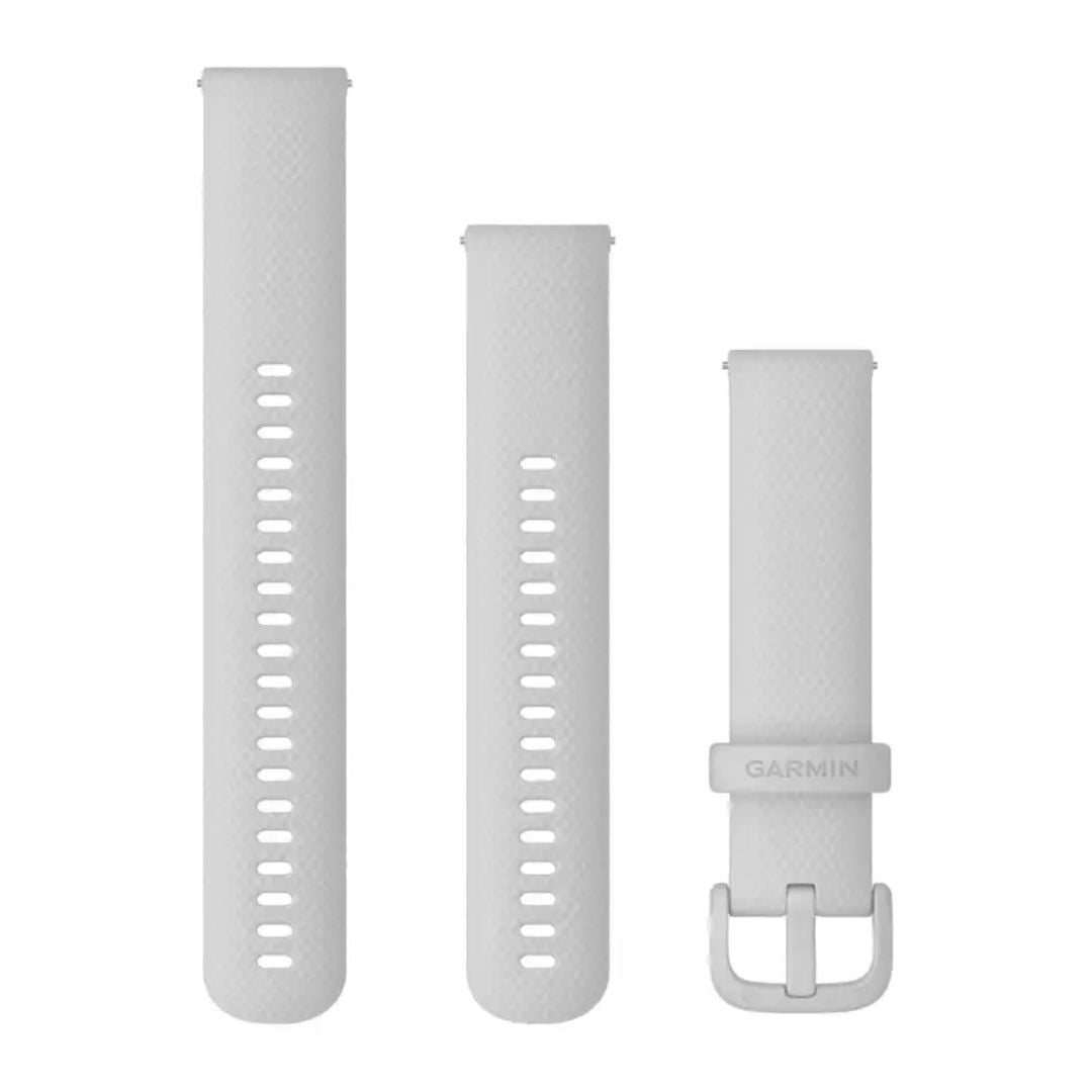 Garmin Quick release -silikoniranneke 20mm, pikakiinnitys, utuharmaa,