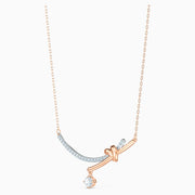 Swarovski Lifelong Heart kristalliriipus, rosekullan väri