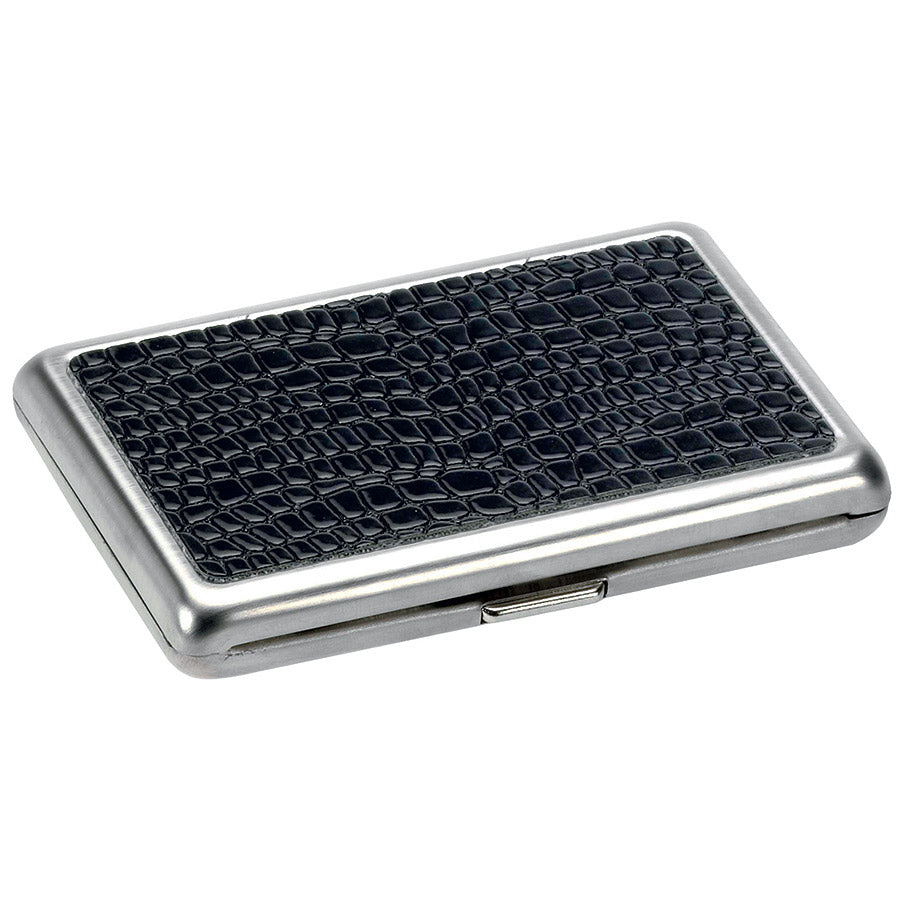 Steel wallet, black